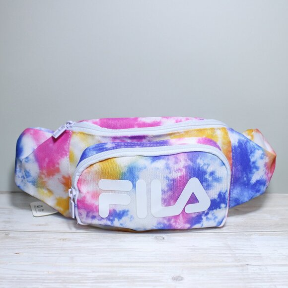 Fila | Bags | Fila Heritage Fanny Pack Logo Tie Dye Crossbody Belt Bag ...